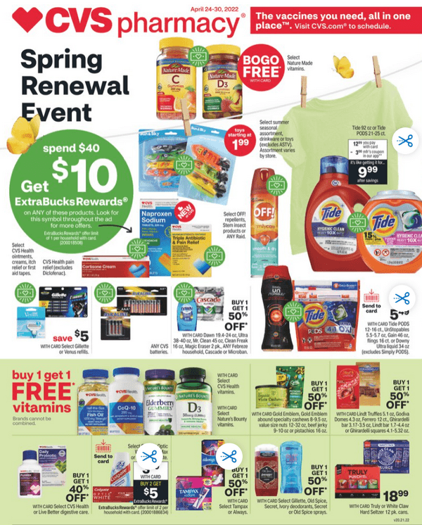 CVS Weekly Ad Apr 24 – Apr 30, 2022