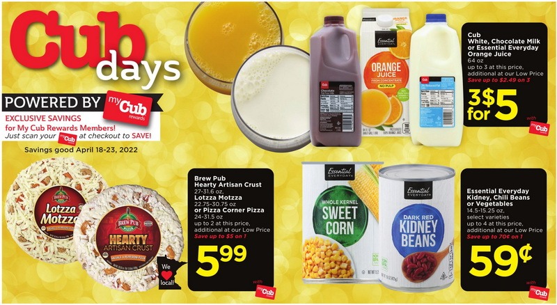 Cub Foods Weekly Ad Apr 18 – Apr 23, 2022