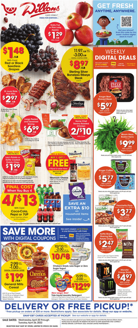 Dillons Weekly Ad Apr 20 – Apr 26, 2022