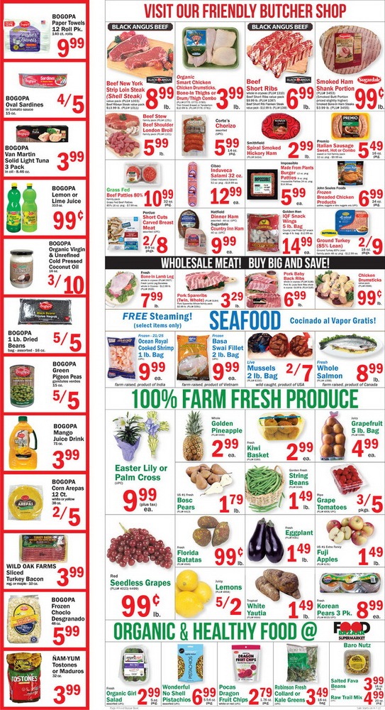 Food Bazaar Weekly Ad Apr 07 – Apr 13, 2022