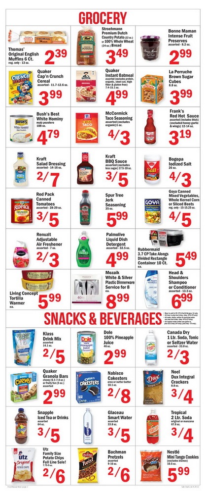 Food Bazaar Weekly Ad Apr 28 – May 04, 2022