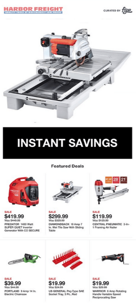 Harbor Freight Tools Flyer Apr 22 – May 05, 2022