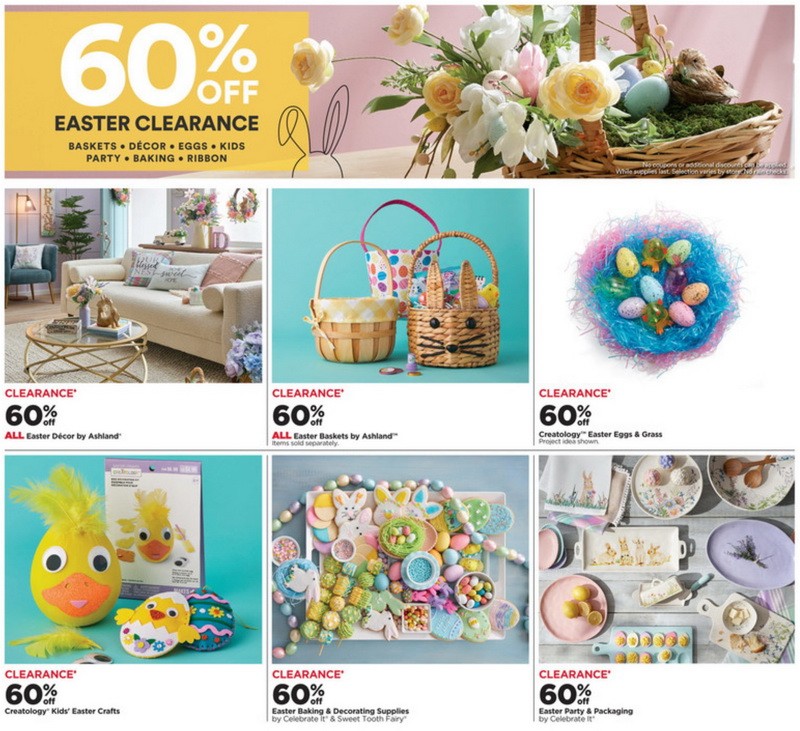 Michaels Weekly Ad Apr 17 – Apr 21, 2022 (Easter Promotion Included)