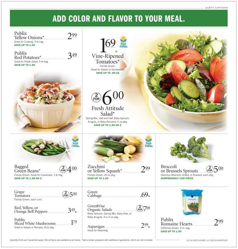 Publix Weekly Ad Apr 18 – Apr 19, 2022