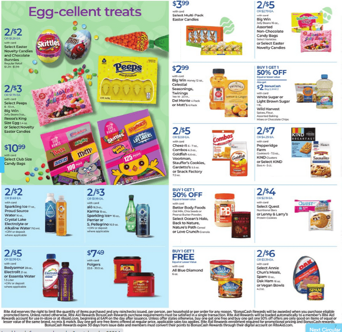 Rite Aid Weekly Ad Apr 10 – Apr 16, 2022 (Easter Promotion Included)