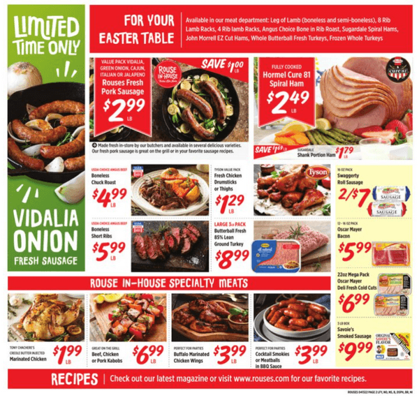 Rouses Weekly Ad Apr 13 – Apr 20, 2022