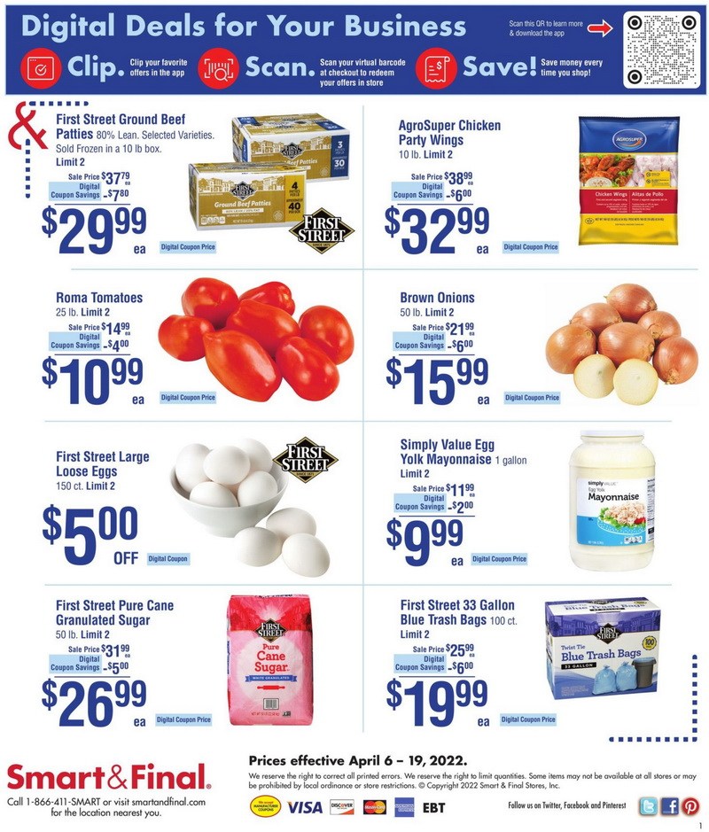 Smart & Final Weekly Ad Apr 06 – Apr 19, 2022