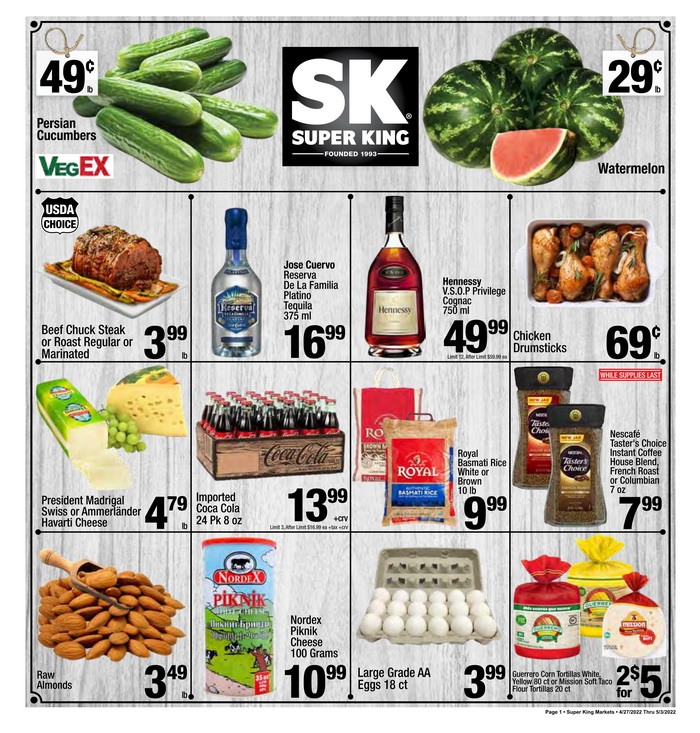 Super King Weekly Ad Apr 28 – May 04, 2022