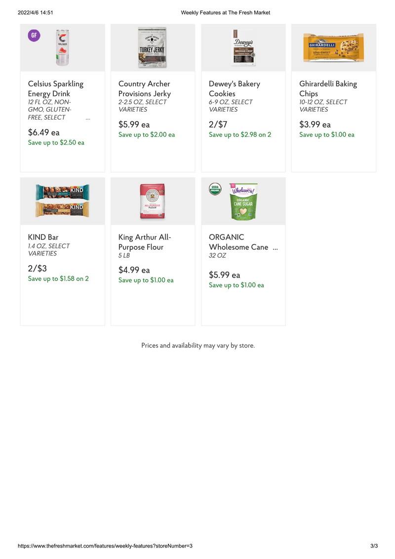 The Fresh Market Weekly Ad Apr 06 – Apr 12, 2022