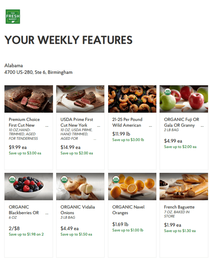 The Fresh Market Weekly Ad Apr 20 – Apr 26, 2022