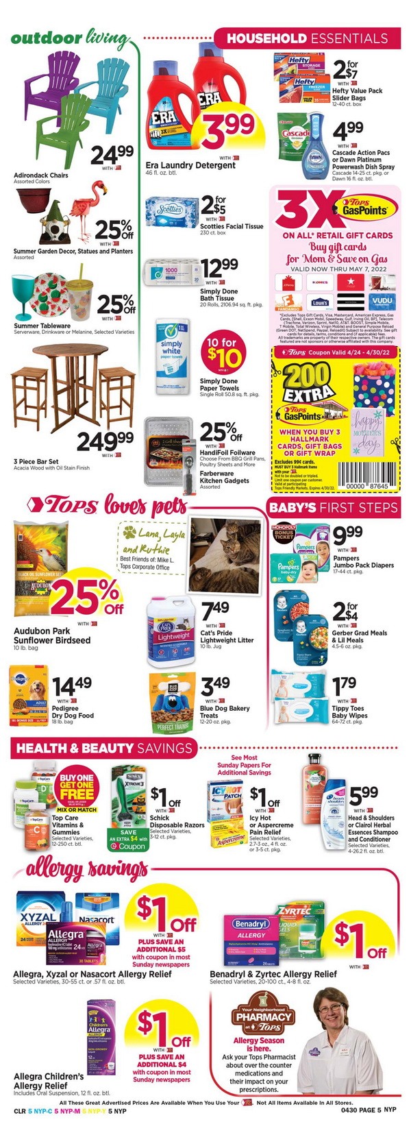 Tops Weekly Sale Apr 24 – Apr 30, 2022