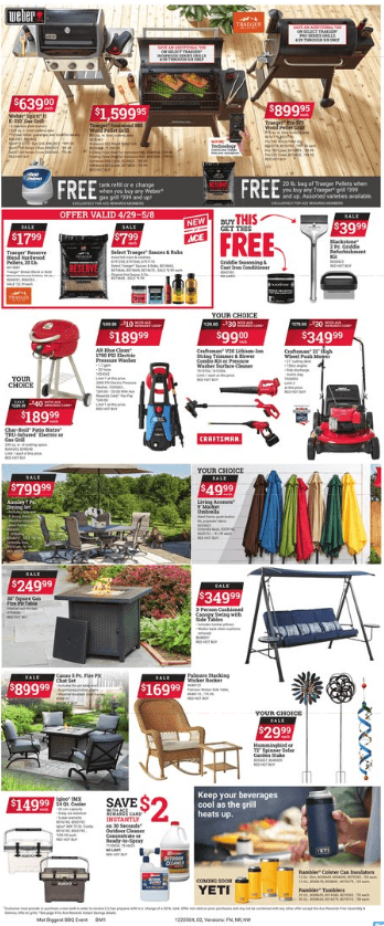 ACE Hardware Weekly Ad May 04 – May 16, 2022