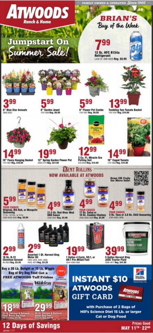 Atwoods Weekly Ad May 11 – May 22, 2022