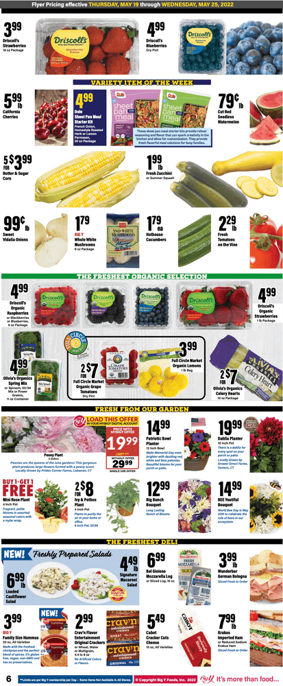 Big Y Weekly Ad May 19 – May 25, 2022