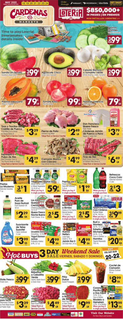 Cardenas Weekly Ad May 18 – May 24, 2022