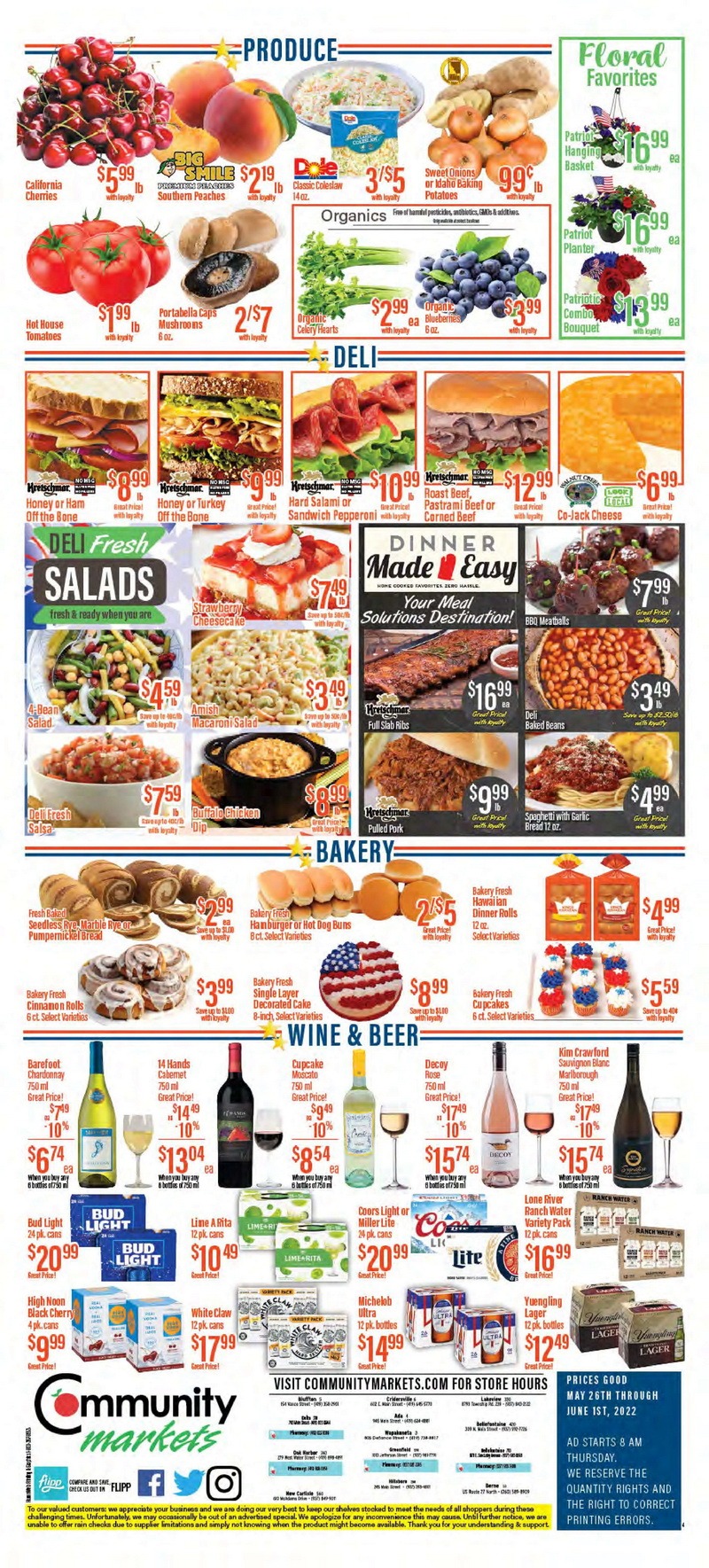 Community Markets Weekly Ad May 26 – June 01, 2022