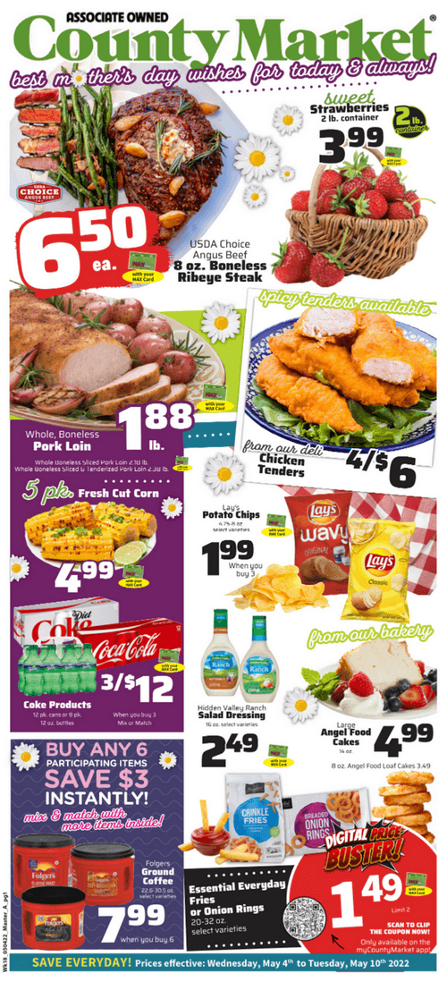 County Market Weekly Ad May 04 – May 10, 2022