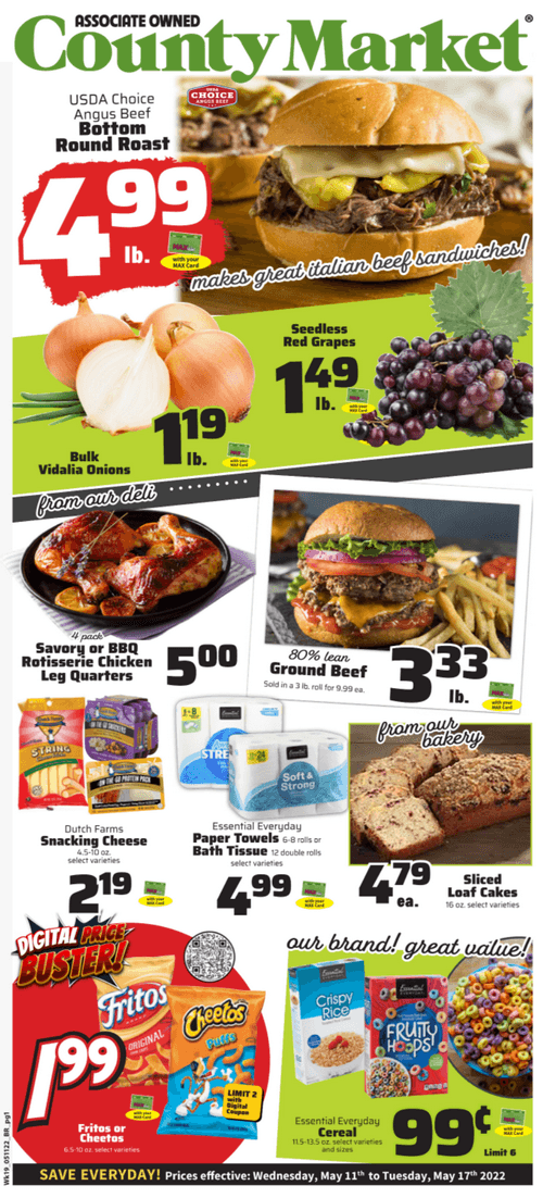 County Market Weekly Ad May 11 – May 17, 2022