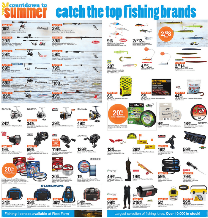Fleet Farm Summer Sale May 20 – May 30, 2022