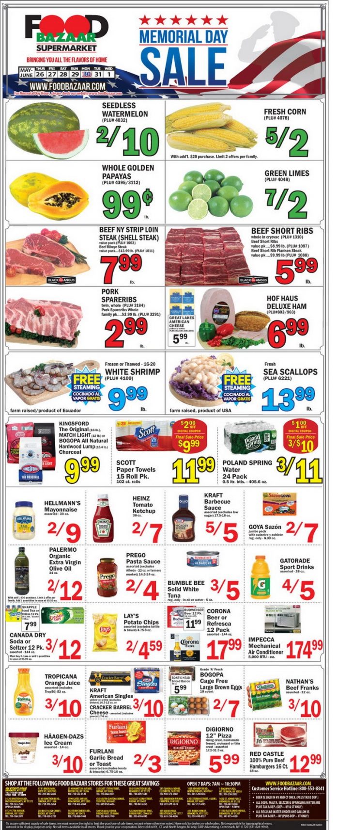 Food Bazaar Weekly Ad May 26 – Jun 01, 2022