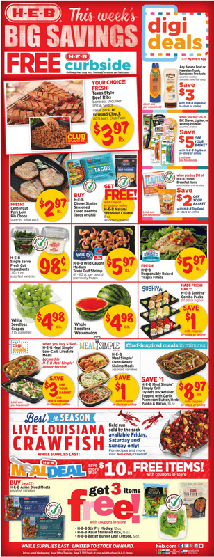 HEB Weekly Ad Jun 01 – Jun 07, 2022