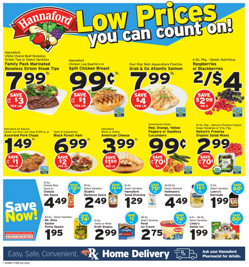Hannaford Weekly Ad May 15 – May 21, 2022