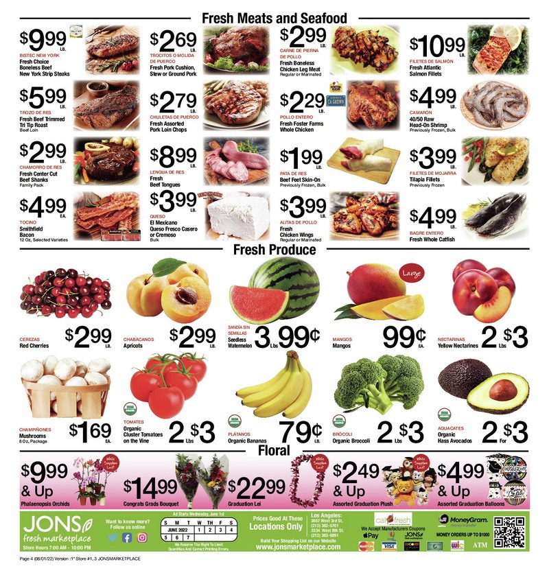 Jons Weekly Ad Jun 01 – Jun 07, 2022