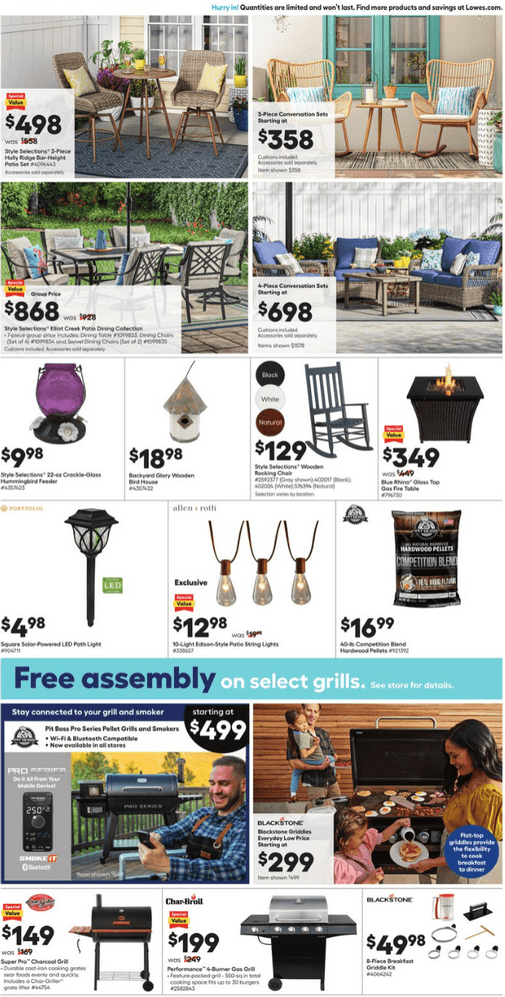 Lowe's Weekly Ad May 05 – May 11, 2022 (Mother's Day Promotion Included)