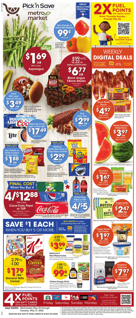 Pick 'n Save Weekly Ad May 25 – May 31, 2022