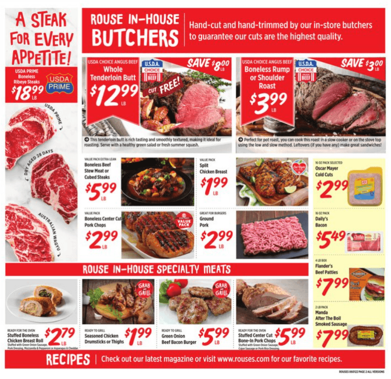 Rouses Weekly Ad June 01 – June 08, 2022
