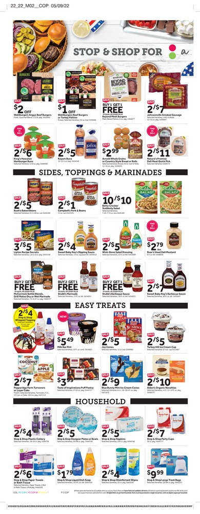 Stop & Shop Weekly Ad May 27 – Jun 02, 2022 (Memorial Day Promotion ...