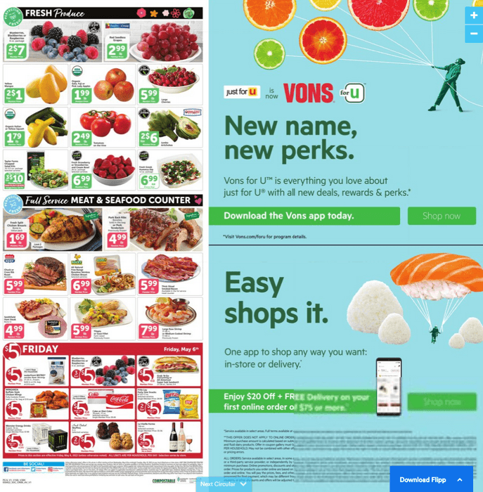 Vons Weekly Ad May 04 – May 10, 2022