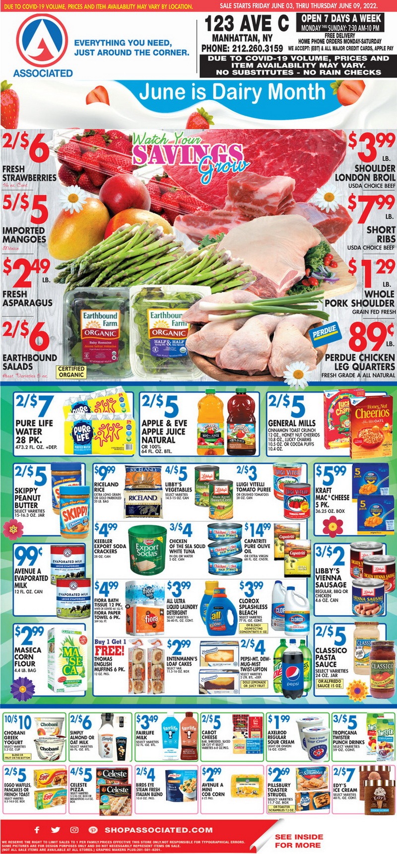 Associated Supermarkets Weekly Ad Jun 03 – Jun 09, 2022