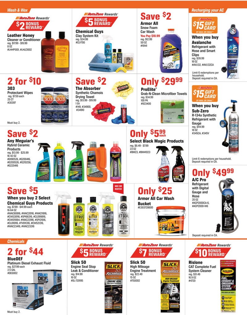 AutoZone Monthly Circular Jun 28 – Jul 25, 2022