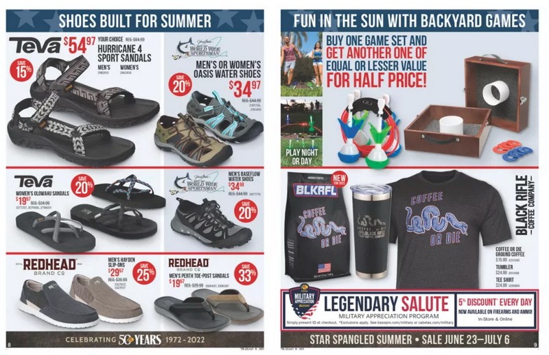 Bass Pro Shops Star-Spangled Summer Sale Jun 23-July 06, 2022