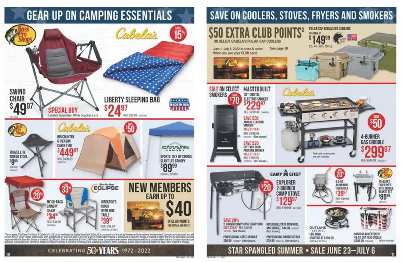 Bass Pro Shops Star-Spangled Summer Sale Jun 23-July 06, 2022