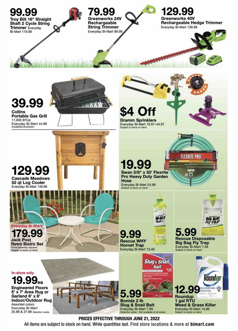 Bi-Mart Weekly Ad Jun 08 – Jun 21, 2022