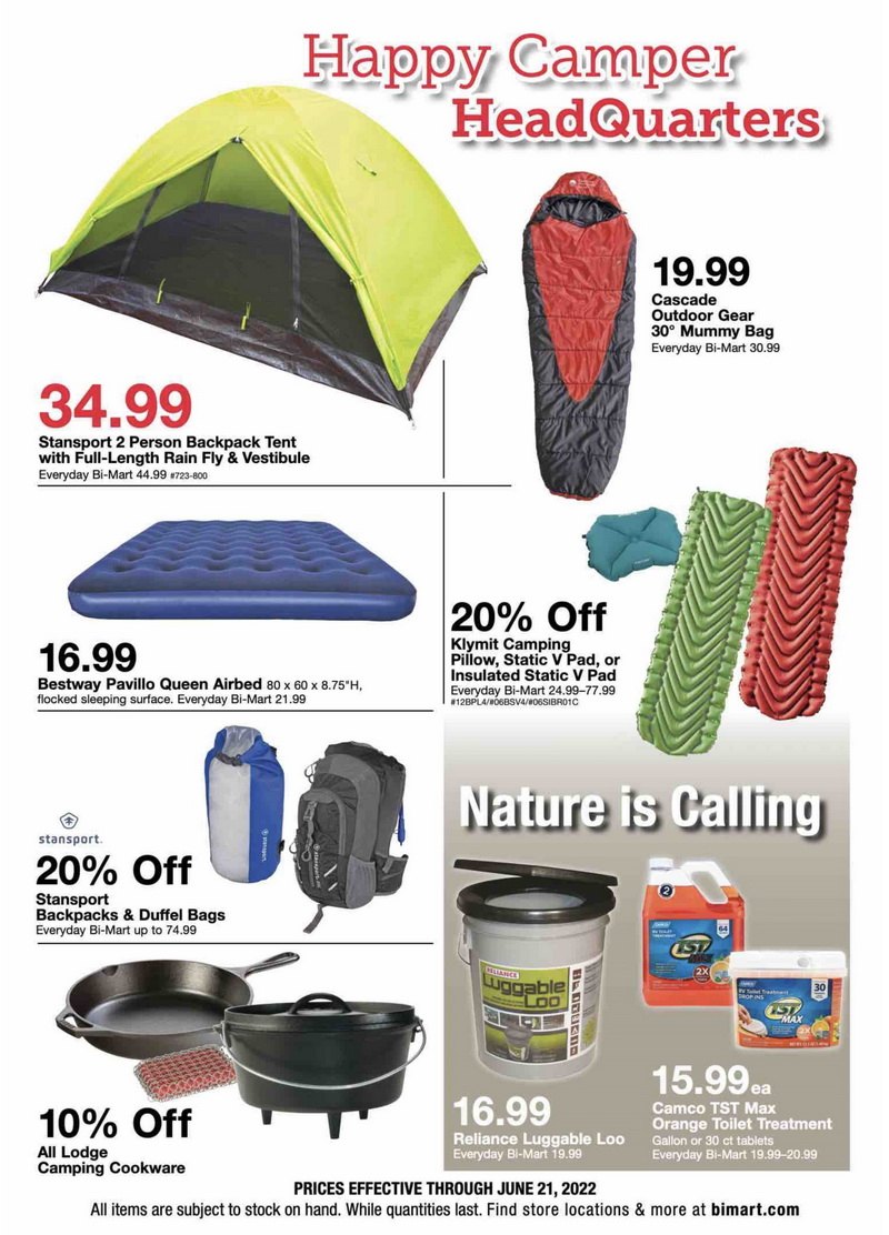 Bi-Mart Weekly Ad Jun 08 – Jun 21, 2022