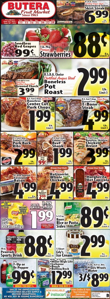 Butera Weekly Ad Jun 22 – Jun 28, 2022