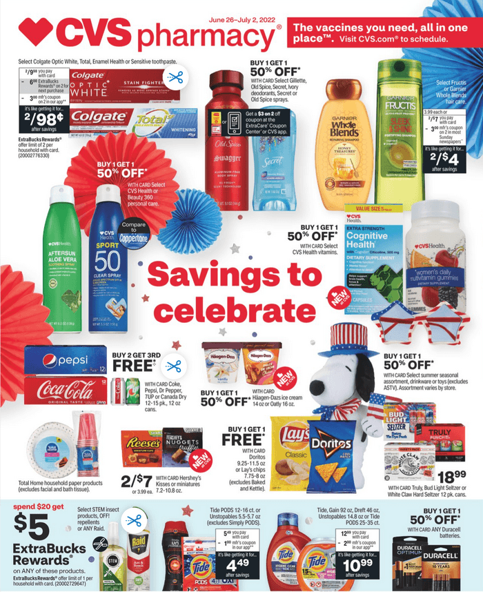 CVS Weekly Ad Jun 26 – Jul 02, 2022