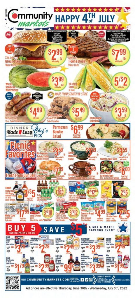 Community Markets Weekly Ad Jun 30 – Jul 06, 2022