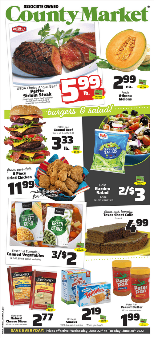 County Market Weekly Ad Jun 22 – Jun 28, 2022