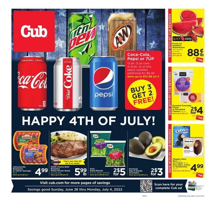 Cub Foods Weekly Ad Jun 26 – Jul 02, 2022