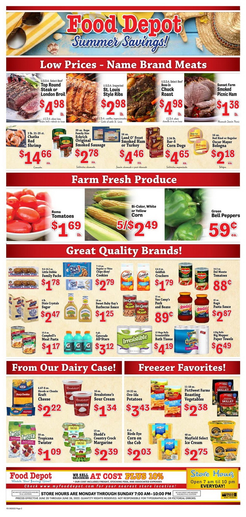 Food Depot Weekly Ad Jun 20 – Jun 26, 2022