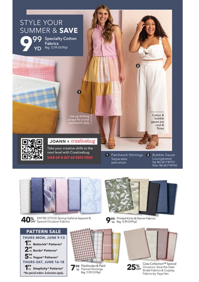 Jo-Ann Weekly Ad Jun 09 – Jun 22, 2022