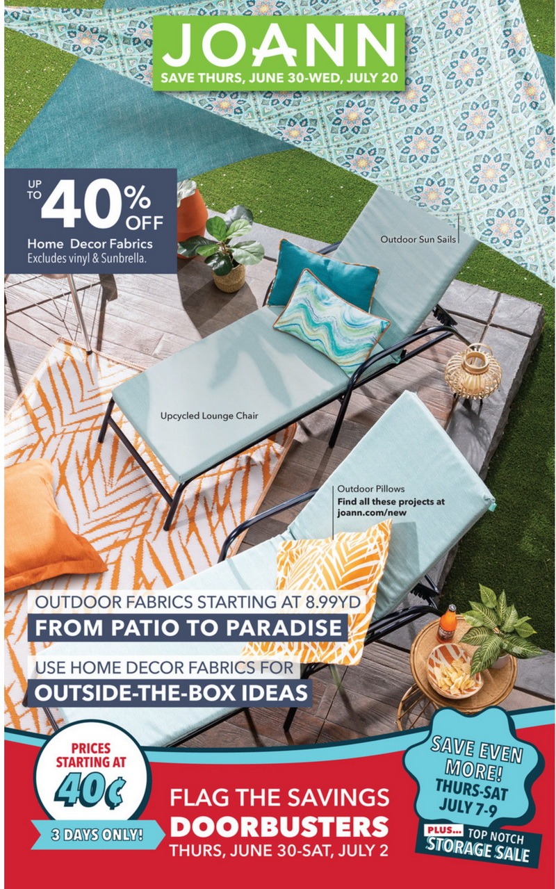 Jo-Ann Weekly Ad Jun 30 – Jul 20, 2022