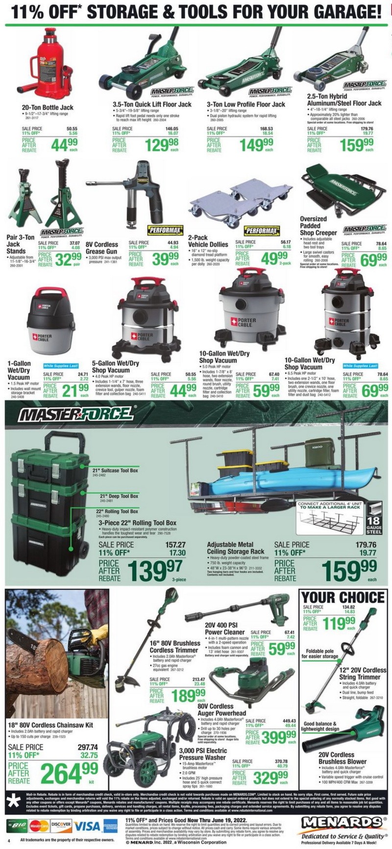 Menards Tools for Dad Sale Jun 09 – Jun 18, 2022