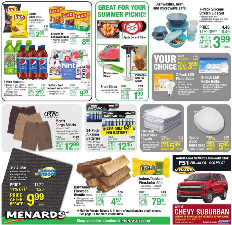 Menards Weekly Ad Jun 30 – Jul 10, 2022