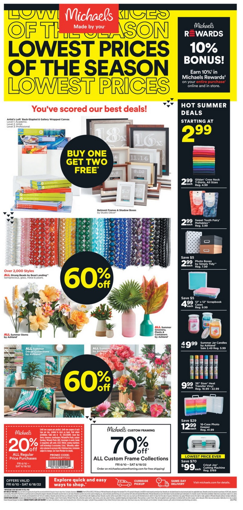 Michaels Weekly Ad Jun 10 – Jun 18, 2022