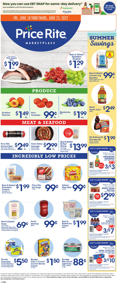 Price Rite Weekly Flyer Jun 10 – Jun 23, 2022